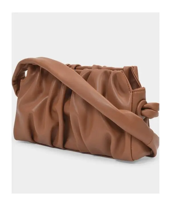 ELLEME PARIS Ruched Detail Shoulder Bag