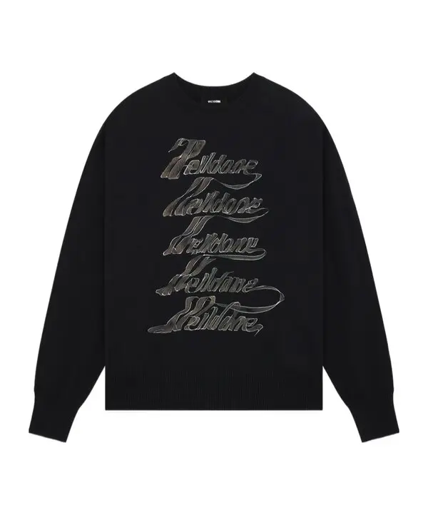 We11Done Logo-print Sweater