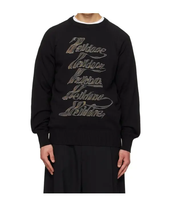 We11Done Logo-print Sweater