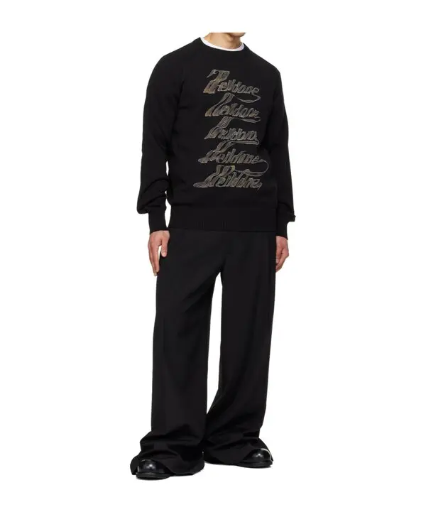 We11Done Logo-print Sweater