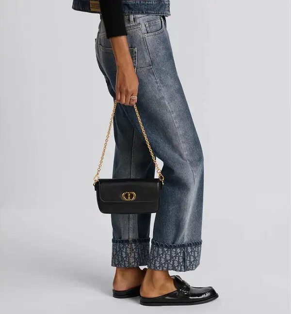 Dior 30 Montaigne Avenue East-west Double Carry Mini Bag
