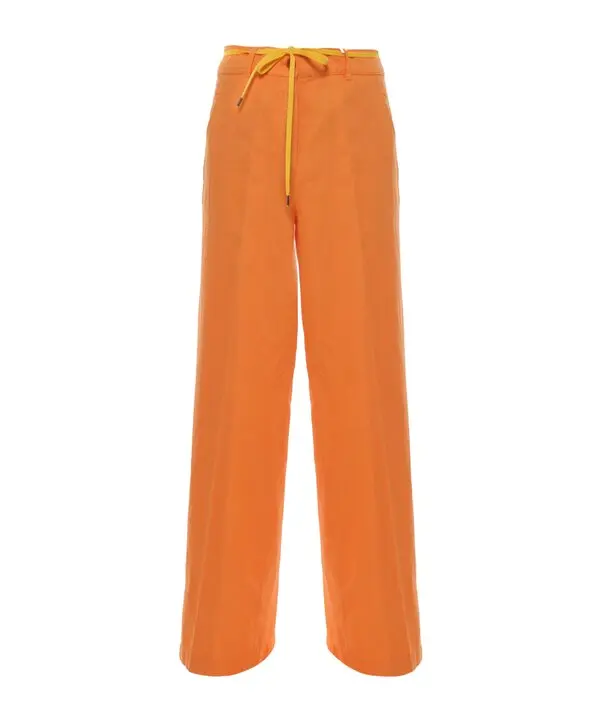 Aspesi High-waisted Wide-leg Trousers