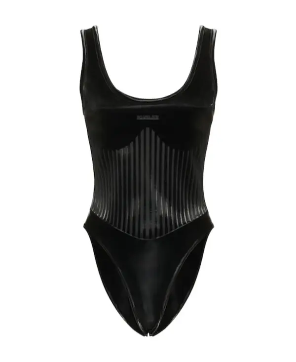 MUGLER Shining Stretch Bodysuit