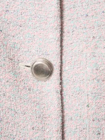 Alessandra Rich Sequined Tweed Cropped Jacket