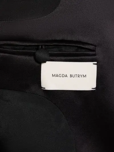 Magda Butrym Cropped Blazer With Logo Detail