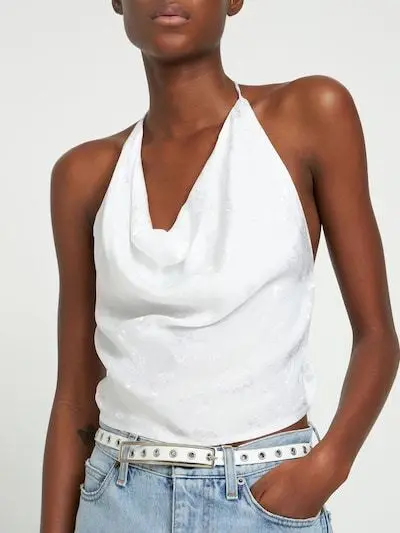 Alessandra Rich Logo Belt