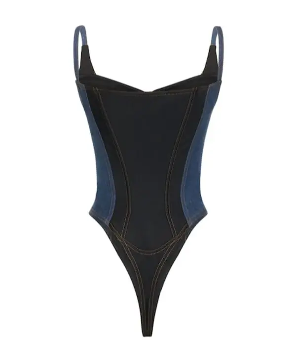 MUGLER Zippered Bodysuit