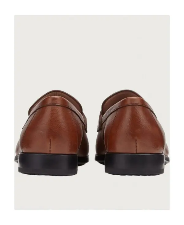 FERRAGAMO Gancini Horsebit Loafers - Brown