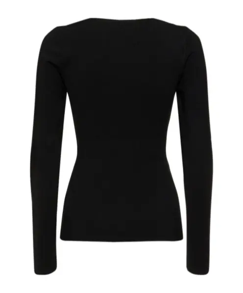 Victoria Beckham Long Sleeve Blouse With Cut-out Detail