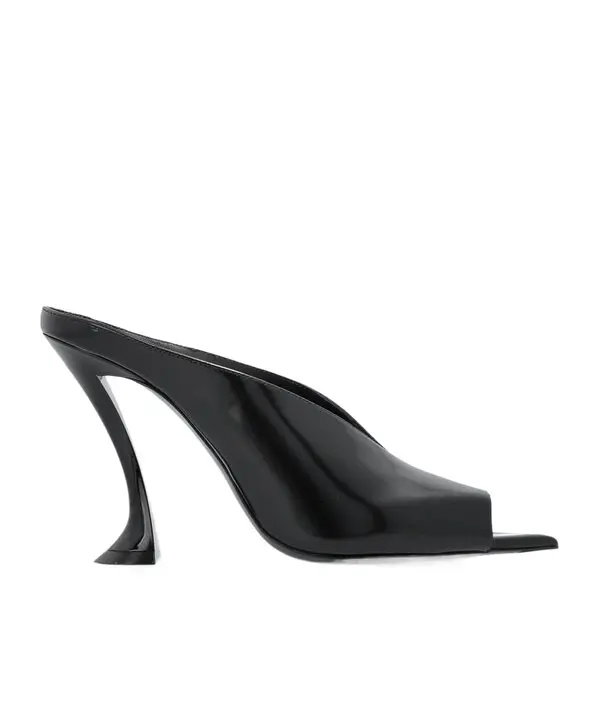 LANVIN Midnight Step Peep Toe Sandals
