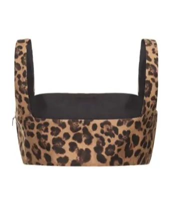 Valentino Garavani Leopard Print Short Vest