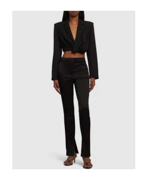 Alexander Wang Logo Detail Slim Leg Pants