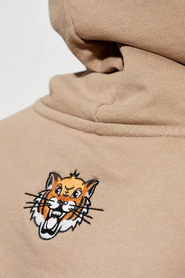 Kenzo Happy Tiger Embroidered Hoodie