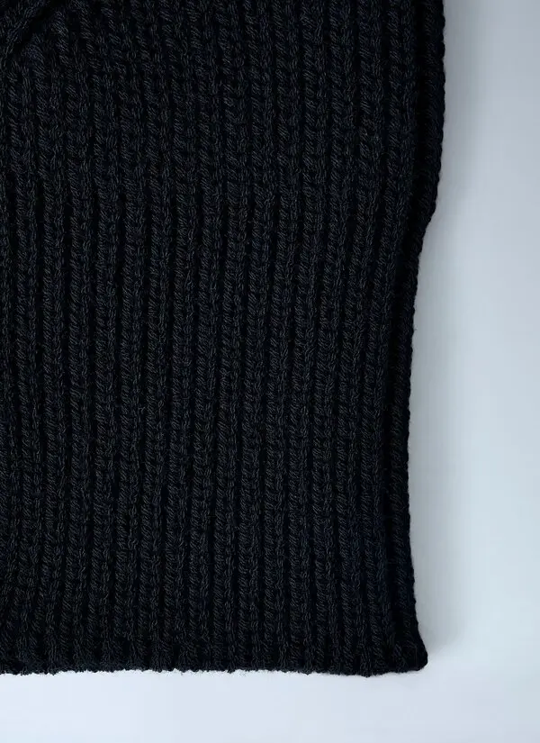 Rick Owens Ribbed Knit Balaclava
