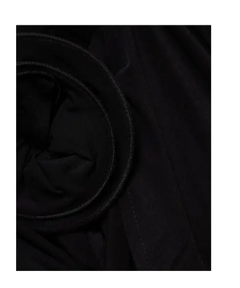 Magda Butrym Hooded Jumpsuit With Rose Applique