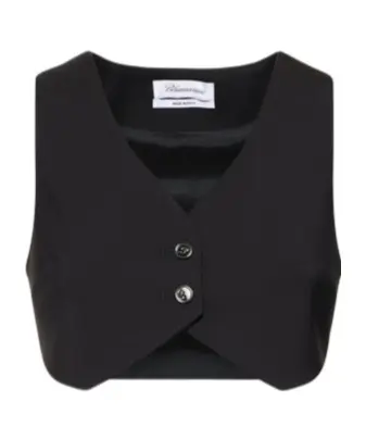Blumarine Button Short Vest