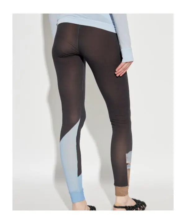 Issey Miyake Colorblocked Printed Trousers