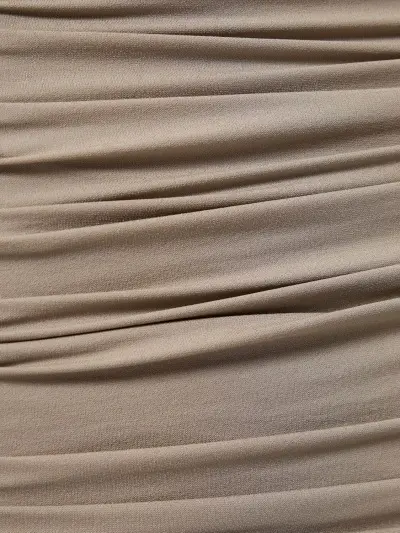 Michael Kors Strapless Ruched Midi Dress