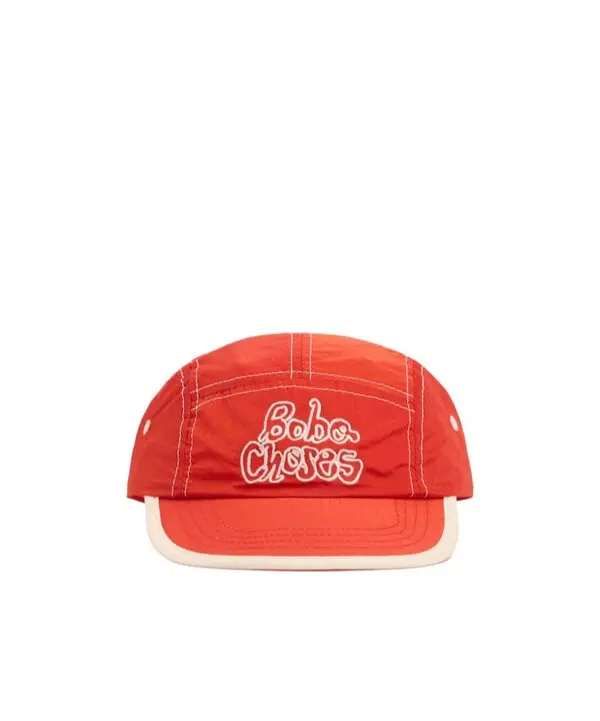 BOBO CHOSES Embroidered Baseball Cap - Red