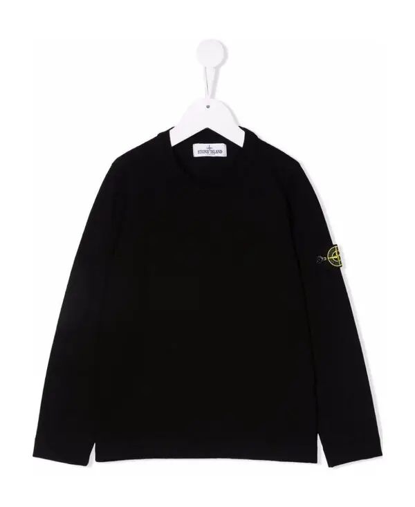 Stone Island Pullover With Logo Decal