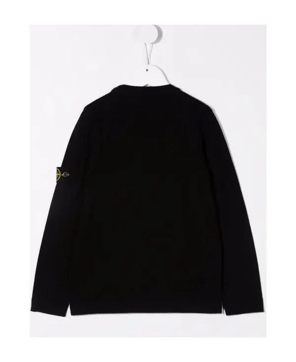 Stone Island Pullover With Logo Decal