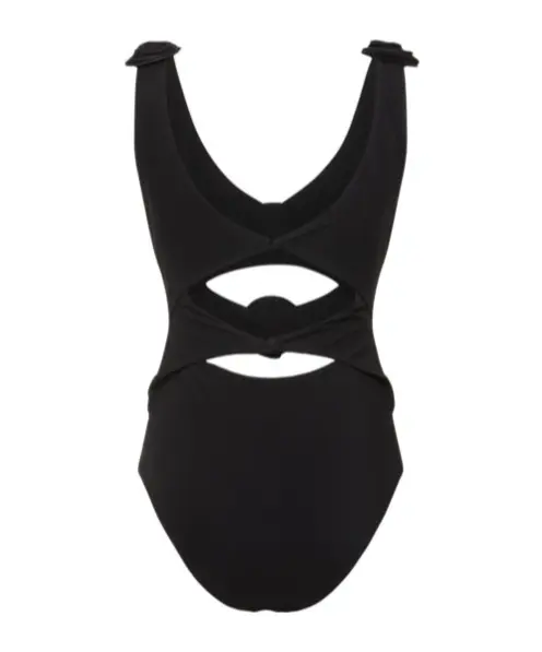 Magda Butrym Cut-out Jumpsuit With Rose Appliques