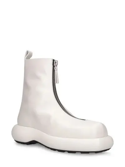 JIL SANDER Zip-up Ankle Boots