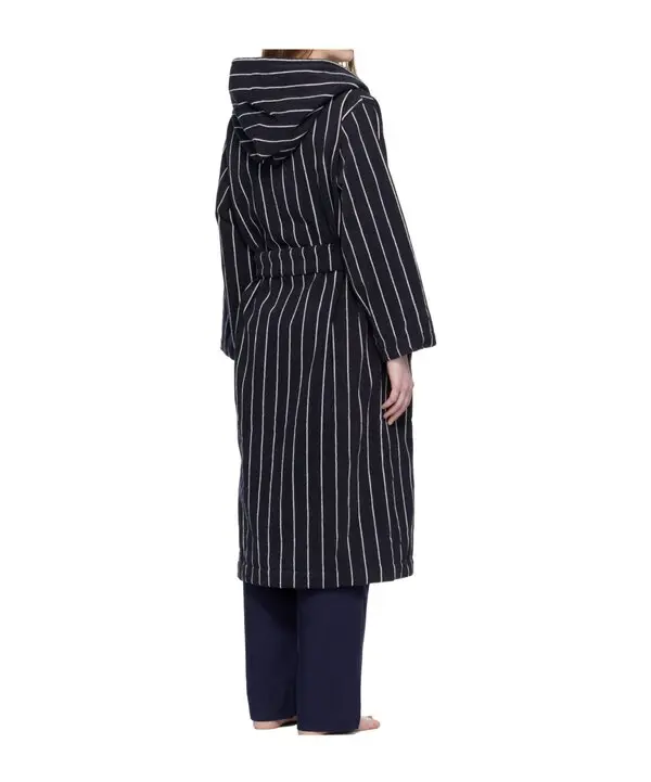 TEKLA Striped Hooded Bathrobe - Antwerp Stripes