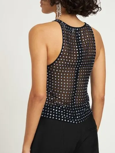 16Arlington Embellished Crystal Vest