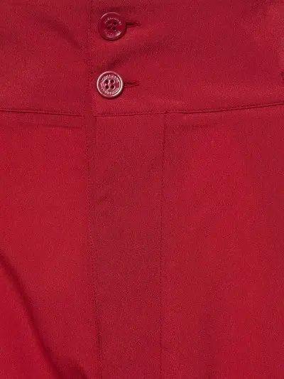 Alexandre Vauthier High-waisted Crepe Casual Pants With Belted Cuffs