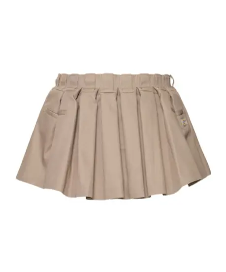 Alexander Wang Pleated Workwear Drill Mini Skirt