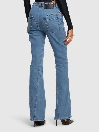 MUGLER Flared Horn Jeans