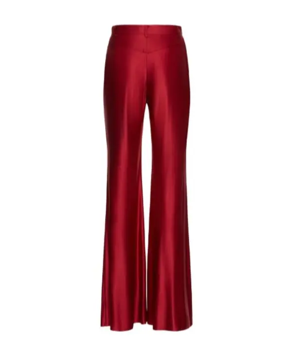 Alexandre Vauthier Bright Plain Jersey Wide-leg Pants
