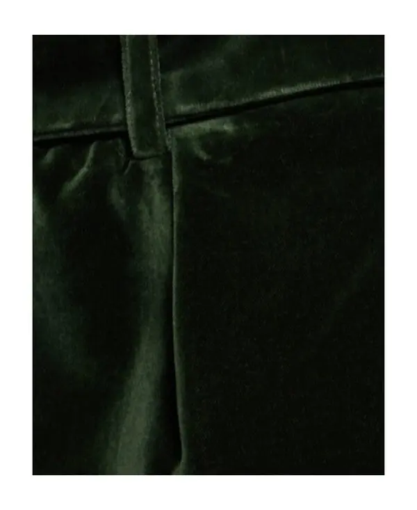 Alexandre Vauthier Straight Leg Velvet Trousers