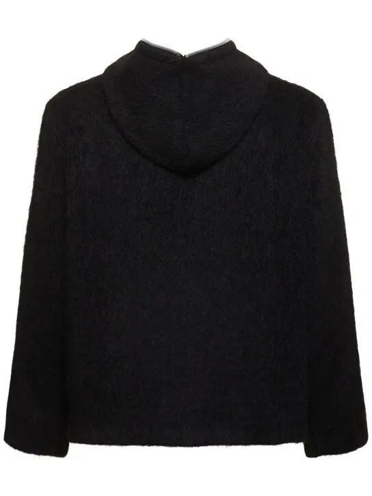 Our Legacy Zippered Hooded Long-sleeved Sweatshirt