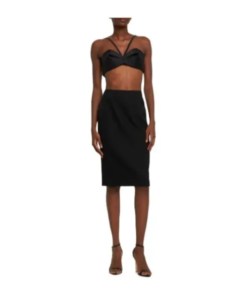 Versace Plain Knit Bra