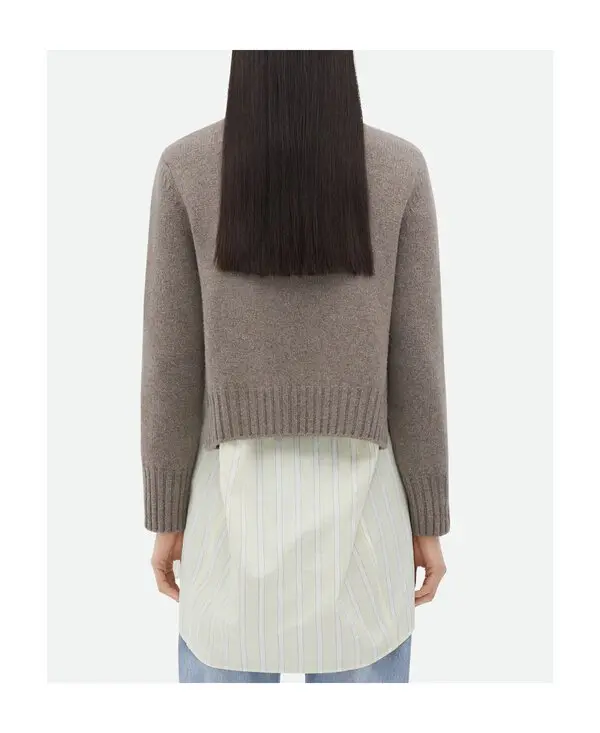Bottega Veneta Knot Button Regular Fit Jumper