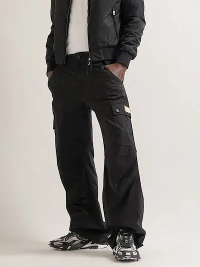 Dolce & Gabbana Emblem Signage Cargo Pants
