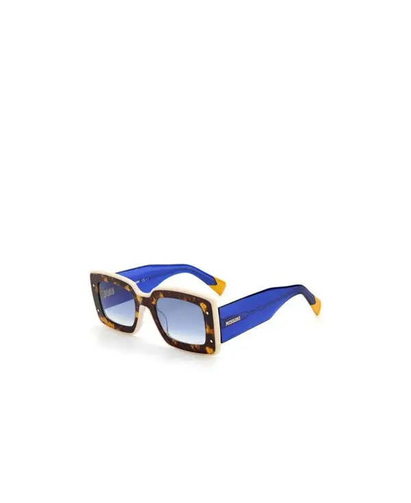 Missoni Tortoiseshell Rectangular Sunglasses