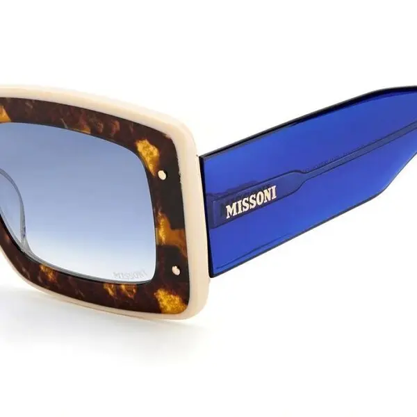 Missoni Tortoiseshell Rectangular Sunglasses