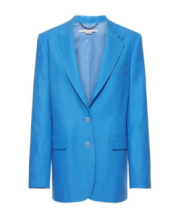 Stella McCartney Oversized Suit Coat With Notched Lapel