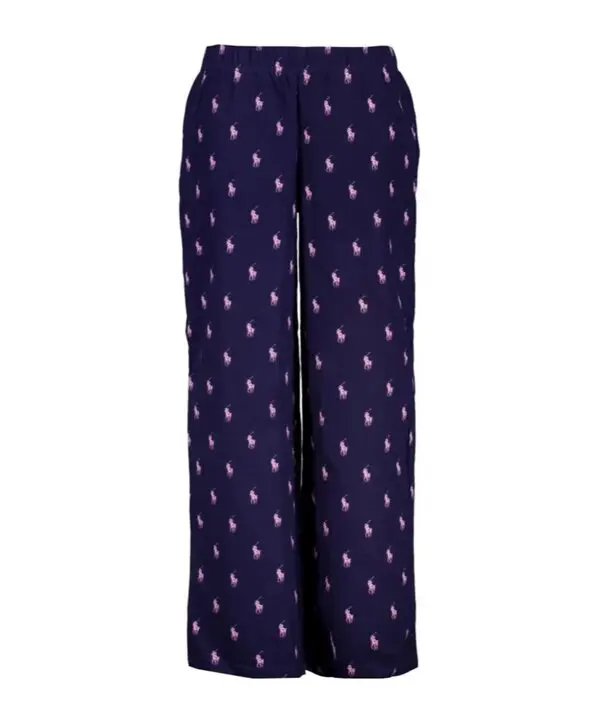 Polo Ralph Lauren Long-sleeved Pajamas And Elastic Waist Pajamas Set