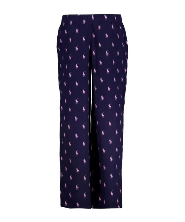 Polo Ralph Lauren Long-sleeved Pajamas And Elastic Waist Pajamas Set