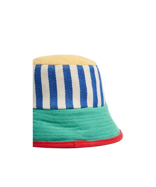 BOBO CHOSES Striped Cotton Bucket Hat