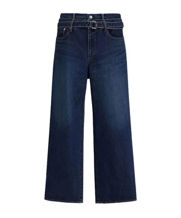 Sacai Belted Denim Jeans
