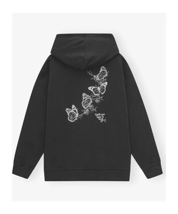 GANNI Phantom Isoli Heart Oversized Hoodie