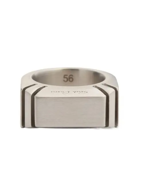 Rick Owens Cut Beveled Ring
