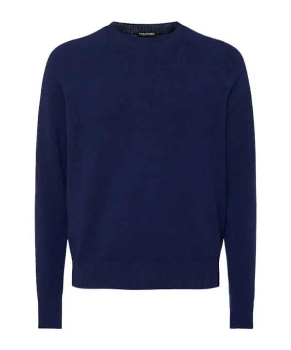 TOM FORD Wool Cashmere Crewneck Sweater - Black