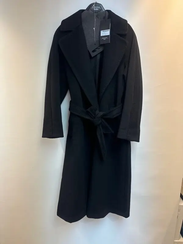 Max Mara Long-sleeved Coat - Black