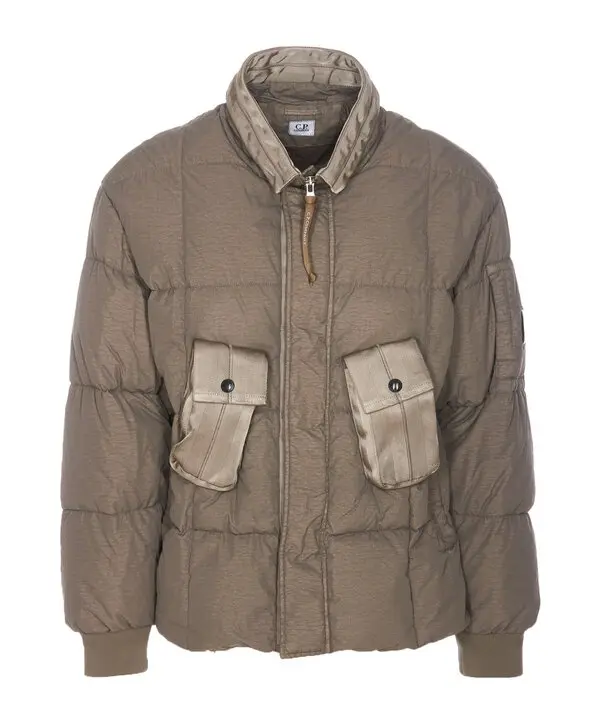 C.P. COMPANY Quilted Jacket With Zip Up